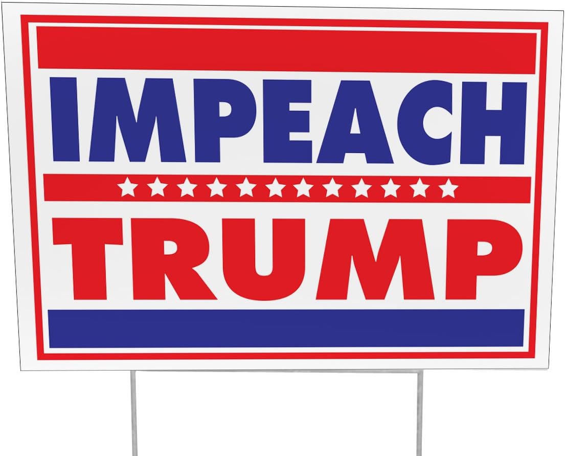 Amazon.com : Imagine This YY7788 Impeach Trump Yard Outdoor Lawn Sign ...