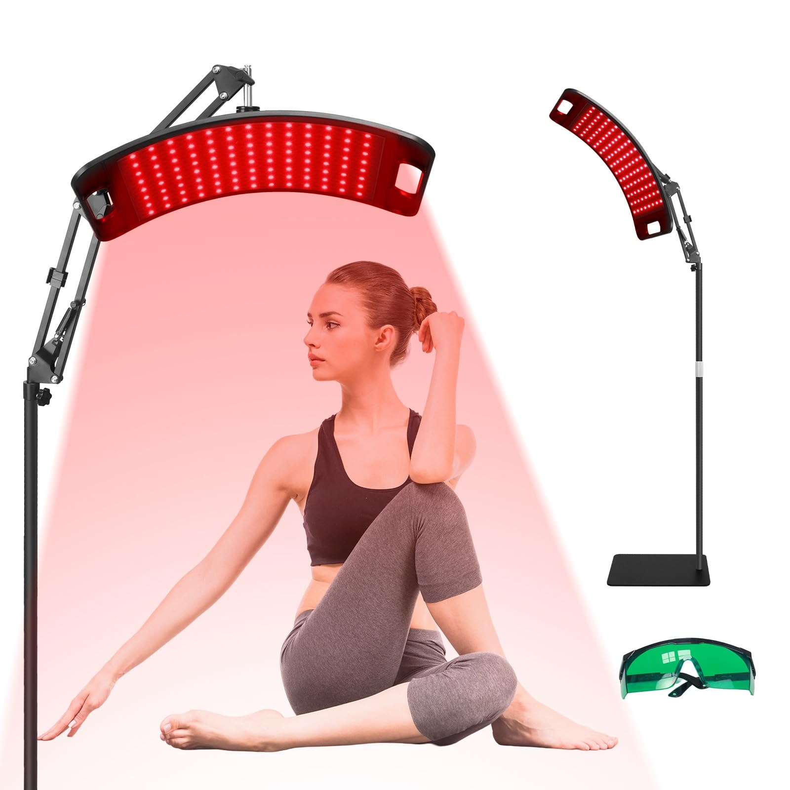 Red Light Therapy Lamp,Infrared Light Therapy with 660nm Visible Red ...