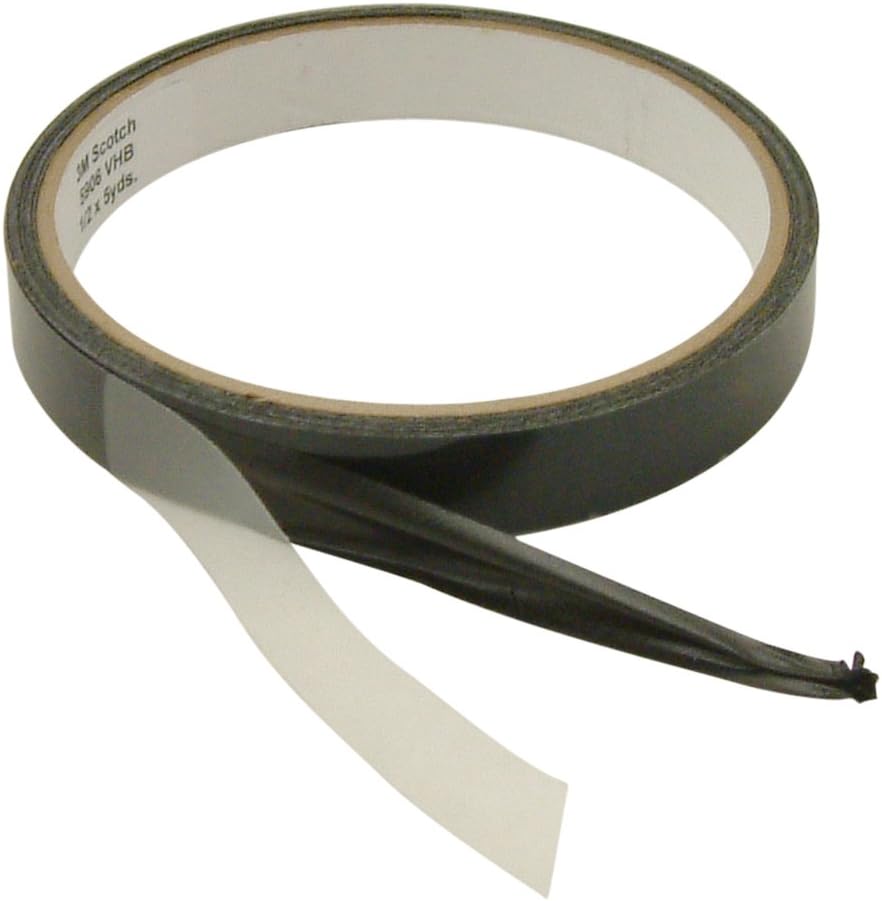 3M Scotch 5906 VHB Tape: 1/2 in x 15 ft. (Black) – BigaMart