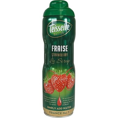 Teisseire French Syrup Strawberry Drink concentrate 600ml (20.3 fl oz ...