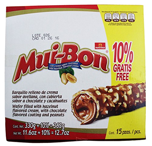 Mua Nutresa MuiBon Chocolate and Peanuts Covered Wafer with Hazzelnut ...