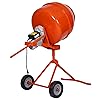 Electric Concrete Mixer With Wheel And Stand 1/2HP Motor 5 Cu Ft ...