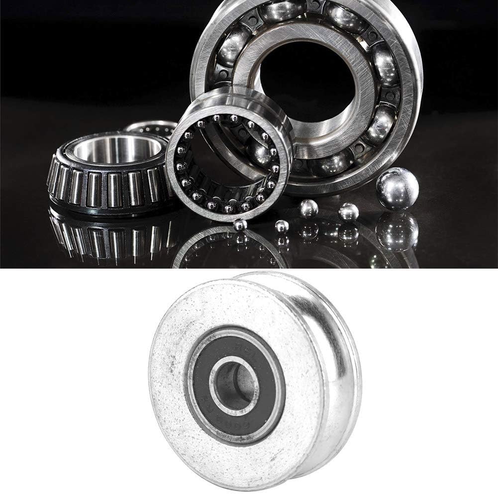 U Type Groove Ball Bearing Guide Pulley Wheel, Block Wire Rope Lifting ...