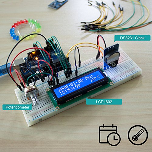 Smraza Uno R3 Starter Kit for Arduino with Tutorials and 9V 1A Power ...