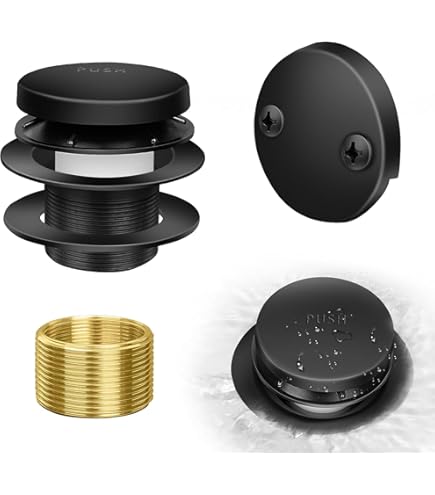 Matte Black Tub Faucet Universal Extra Long Tub Spout With Shower ...