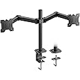 Amazon.com: HUANUO Dual Monitor Mount for 2 Monitors up to 30 inches ...