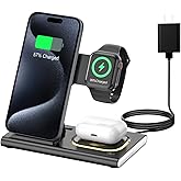 Amazon.com: 3 in 1 Foldable Charging Station for Apple Products,Fast ...