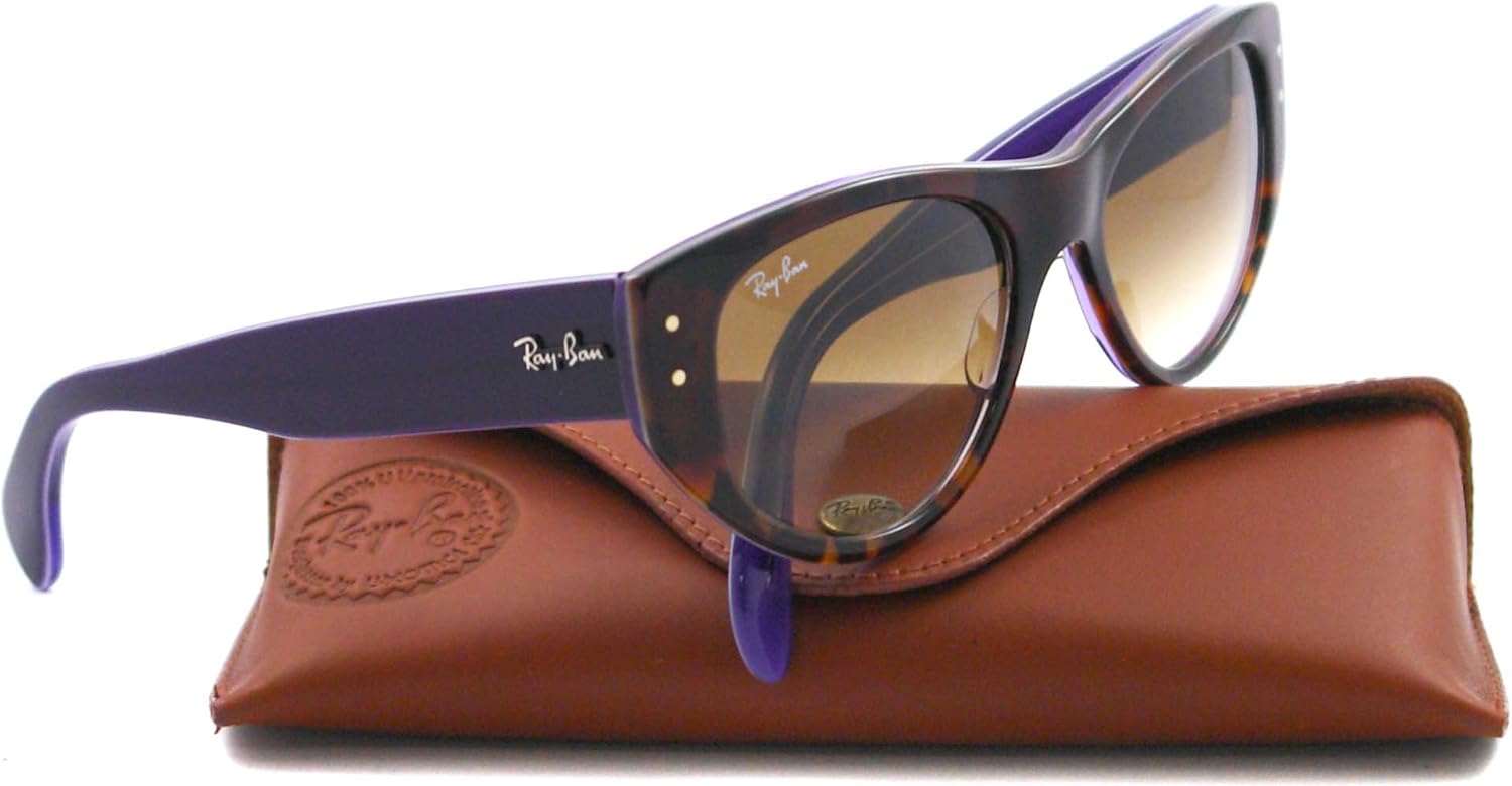Amazon.com: Ray Ban Sunglasses RB 4152 PURPLE 1066/51 VAGABOND: Ray Ban ...