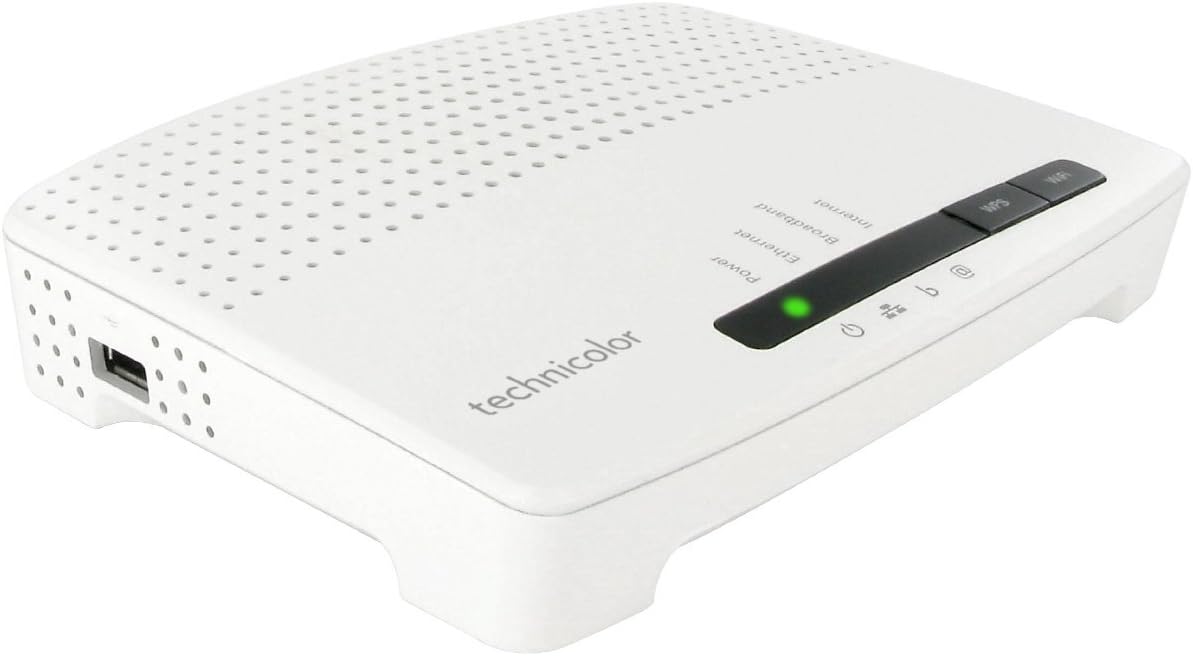 Technicolor TG582n Wireless-N ADSL2 + Router di Fastweb: Amazon.it ...