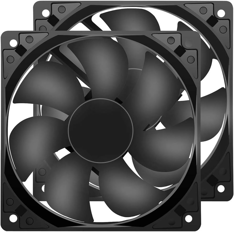 Strong Quiet 120mm Fans 120x120x25mm 12cm 120mm DC 12V Power Supply Fan ...