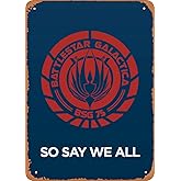 Amazon.com: Ysirseu Battlestar Galactica Movie Series Vintage Retro Tin ...
