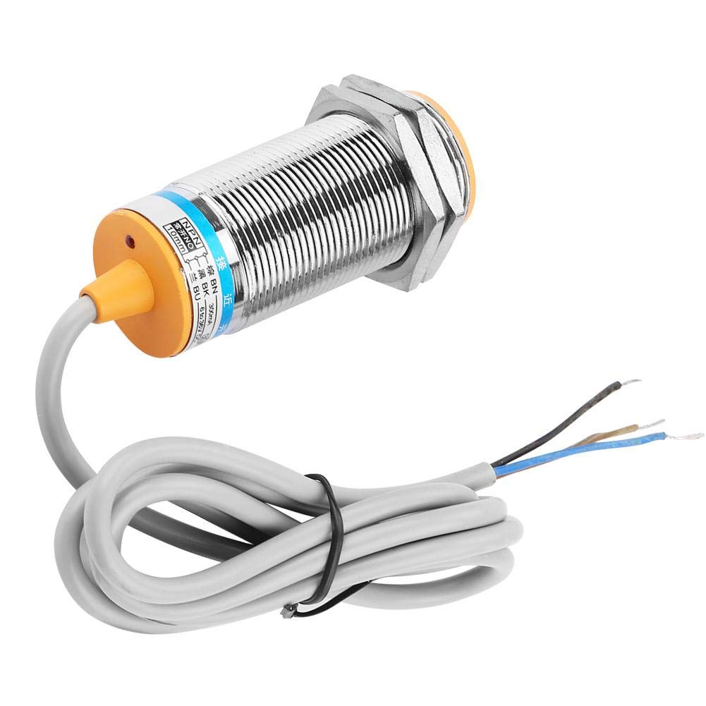 10mm Distance 3-Wire DC NPN Normally Open Inductive Proximity Approach Sensor Switch Detector ...