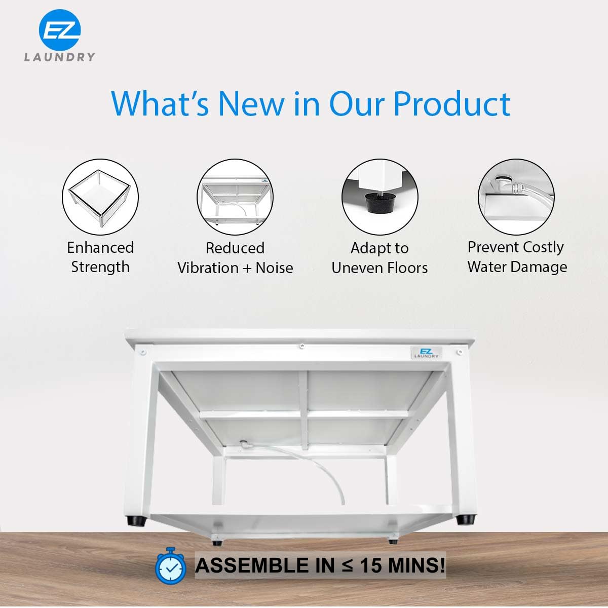 Mua | Upgraded 29” Universal Laundry Pedestal – 700lbs Capacity, Raises ...