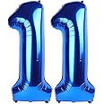 Amazon.com: Navy Blue Number 11 Balloon 40 inch, 11 Number Balloon ...