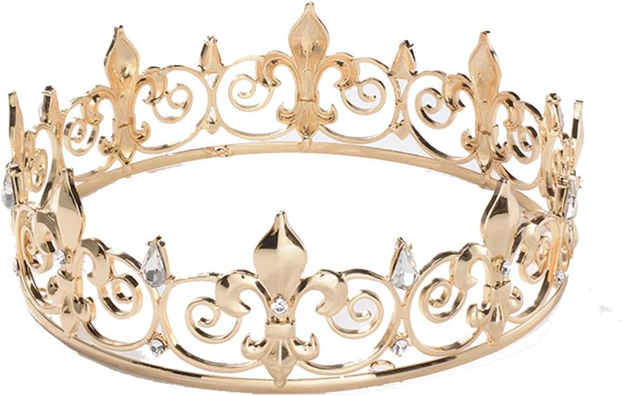 SNOWH - Coronas de metal para hombre, diseño de corona y coronas de ...