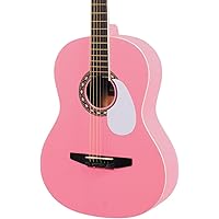 Amazon.com: Rogue Starter Acoustic Guitar Pink : Musical Instruments