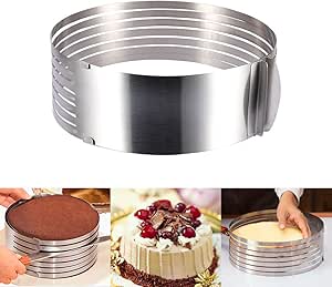 Amazon.com: YOLIFE Multi Layer Cake Slicer Adjustable, 7-Layer Cake ...