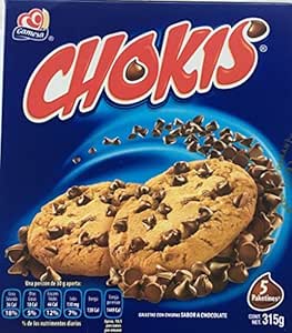 Gamesa Chokis Chocolate Chip Cookies, 11.3 oz: Amazon.com: Grocery ...