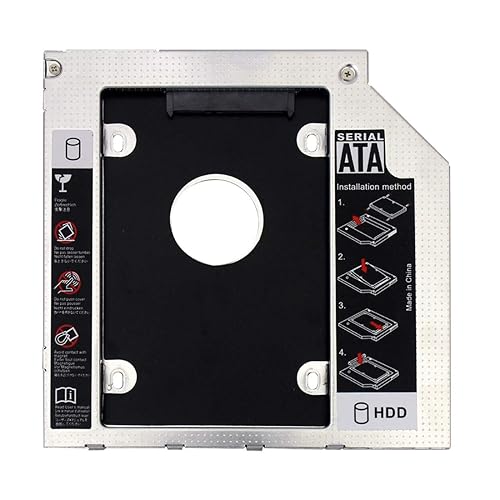 9mm SATA 3.0 Interface 2.5 Inch Hard Drive Bracket SDD Adapter Optibay ...