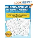 Multiplication Facts Math Worksheet Practice Arithmetic Workbook With ...