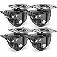 Amazon.com: Nefish 3-Inch Heavy Duty Casters Set of 4, Industrial Grade ...