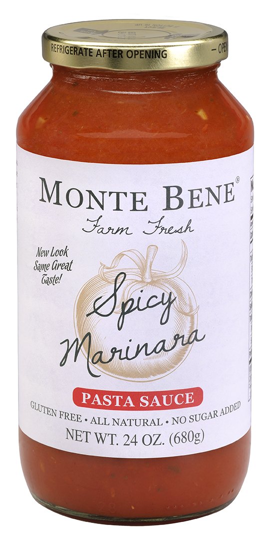 Amazon.com : Monte Bene Tomato Basil (6 Pack) : Gourmet Sauces ...