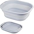 Amazon.com: Daimix Collapsible Wash Basin Set of 2, Foldable Small ...