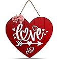 Amazon.com: Valentines Day Door Sign, Heart Shaped Door Decoration ...