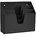 Amazon.com: Acrimet Horizontal Triple File Folder Holder Organizer ...