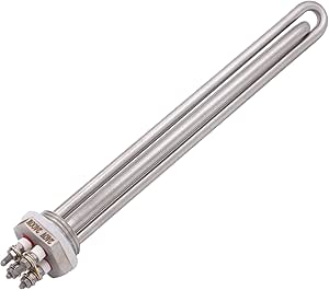 Immersion Water Heater Element – 240v 2400w 1'' BSP Flange Screw-in ...