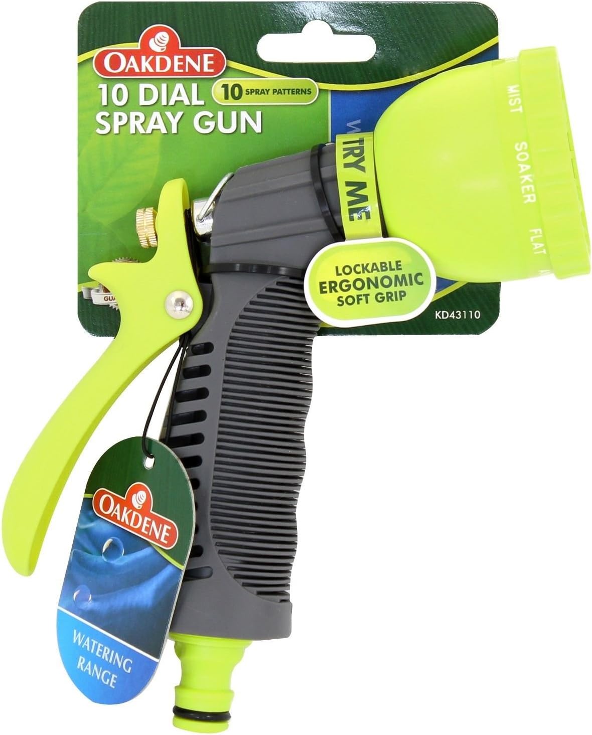 Oakdene Multi Function 10 Dial Unique Rubber Ergonomic Soft Grip Garden ...