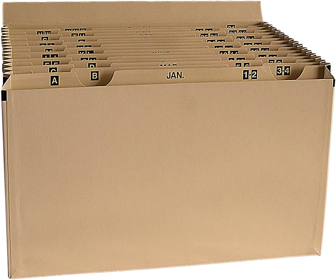 Cathedral Multi-purpose expanding manilla file A-Z,1-31 Monthly planner ...