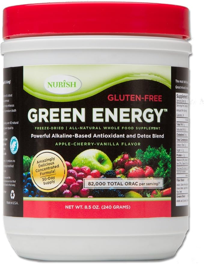 Amazon.com: Green Energy, Blend Powder Fruits, 8.5 Ounce: Health ...