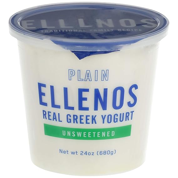 Ellenos, Yogurt Greek Plain Unsweetened, 24 Ounce: Amazon.com: Grocery ...