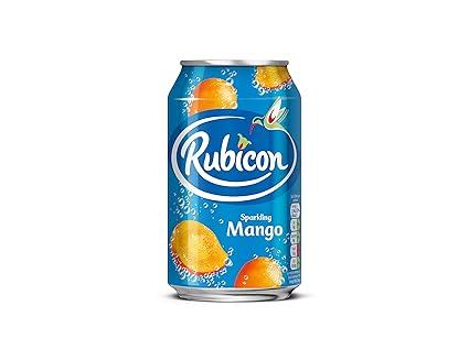 Rubicon Sparkling Mango Juice Drink Cans, 24 x 330 ml: Amazon.co.uk ...