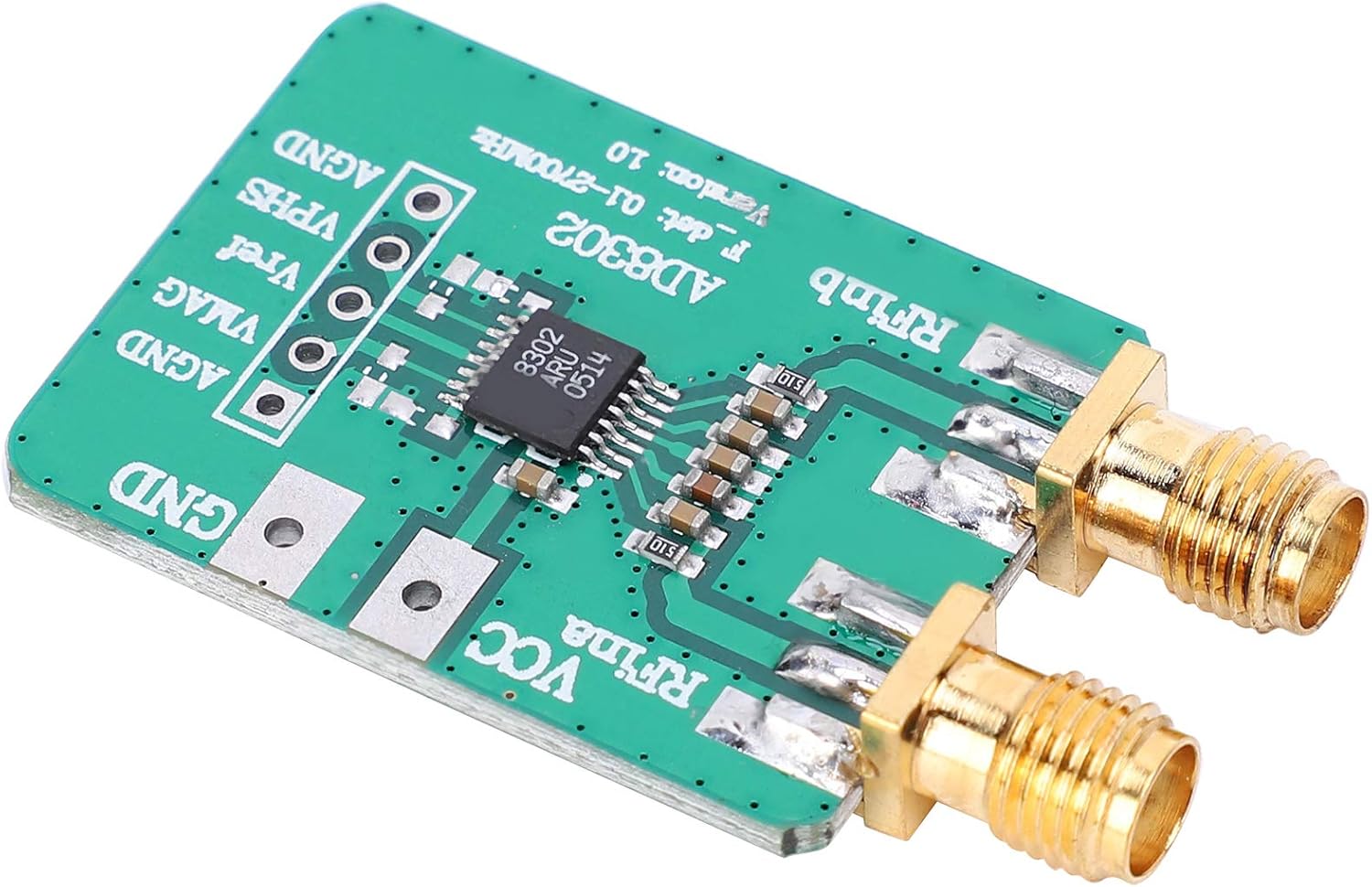Plyisty RF Logarithmic Detector Board 1M-10GHz, AD8302 Chip RF Signal Power Module, Microwave ...