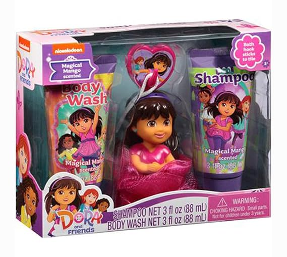 Amazon.com : Dora The Explorer and Friends Soap & Scrub Bath Gift Set ...