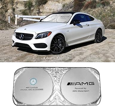 Amazon.com: Naseya Car Window Shade For Mercedes Windshield Sun Shade ...
