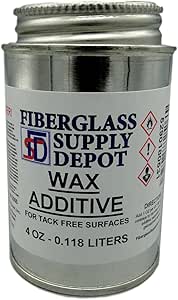 Amazon.com : Fiberglass Supply Depot Wax Additive - 4 oz Surfacing ...