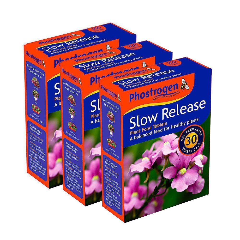 3 Pack Phostrogen Slow Release Food Plant Tablets 300 Tablets ...