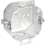 4 Inch Octagon "Cut-In" Old Work Box With Clips & Ears For Flexible ...