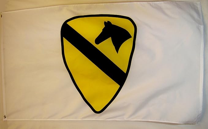 Amazon.com : United States Army 1st Cavalry Flag 3' X 5' Indoor Outdoor ...