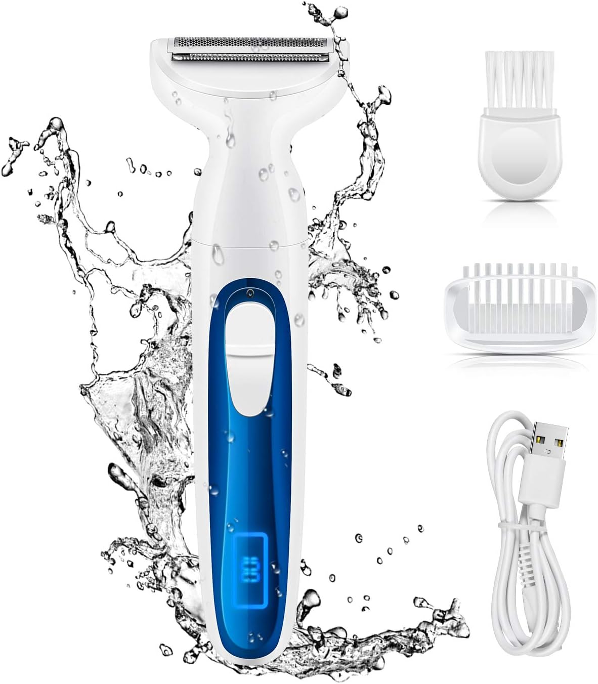 Electric Lady Shaver, Waterproof Electric Womens Shaver, Wet and Dry ...