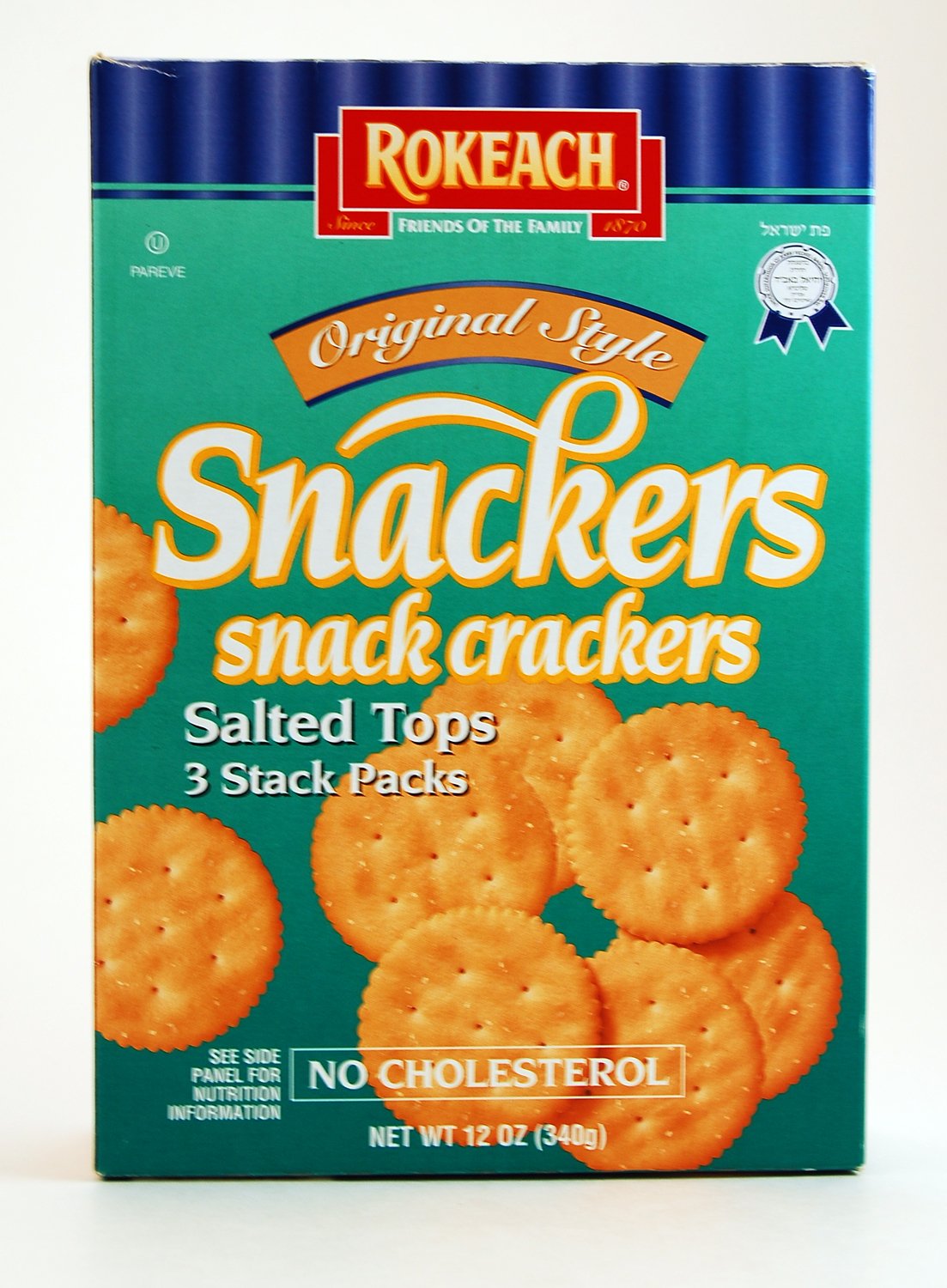 Amazon.com: ROKEACH Snack Crackers Salted Top, 12-Ounce Boxes (Pack of 6)