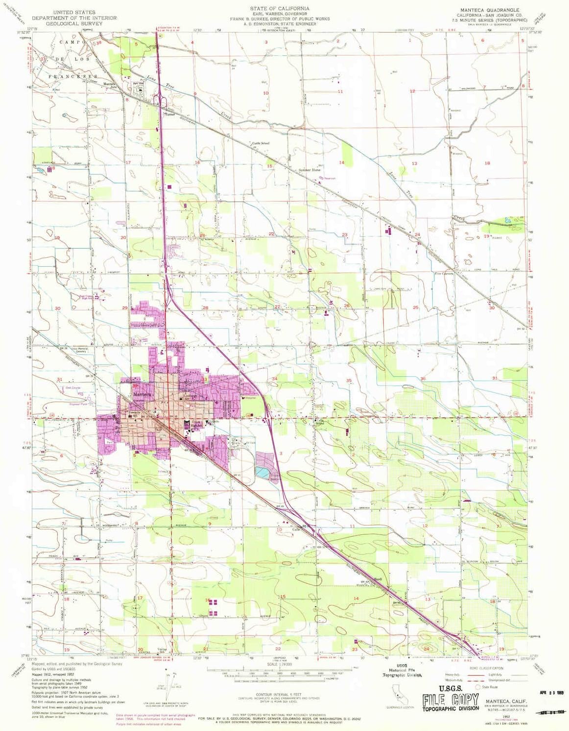 Manteca Ca Zip Code Map - Map