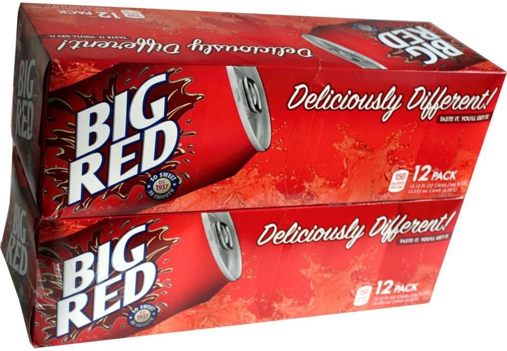 Big Red Soda 12 OZ (355ml) - 24 Cans: Amazon.co.uk: Grocery