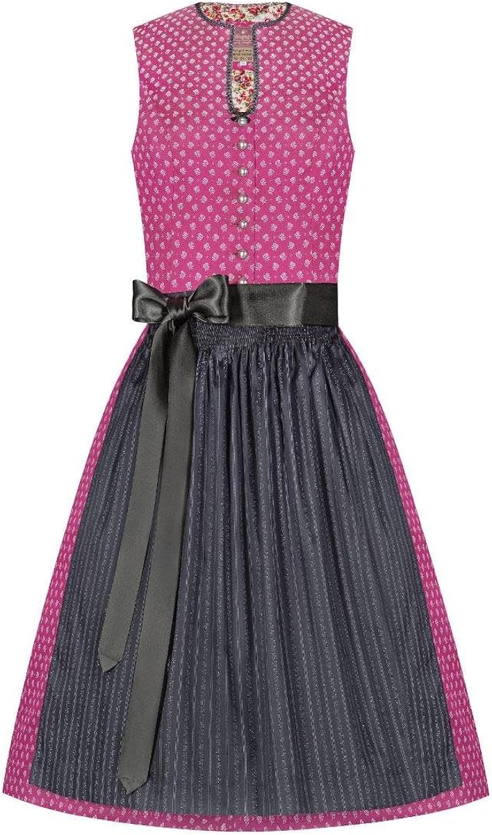 Lieblingsgwand Moser Trachten Baumwolle Mini Dirndl 60er pink anthrazit ...
