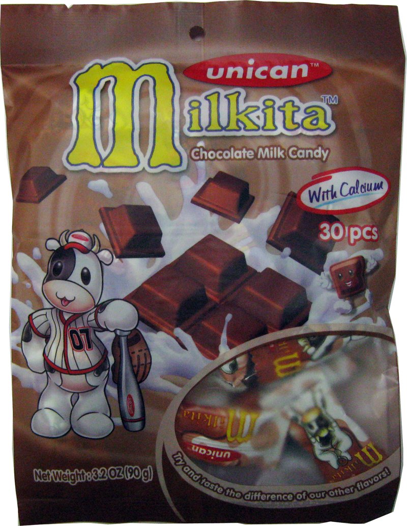 Amazon.com : Unican - Milkita Strawberry Milk Candy (Net Wt. 3.2 Oz ...