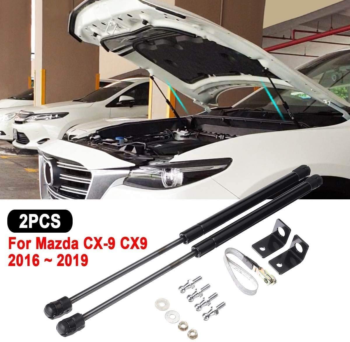 Acycy 2x Front Engine Cover Arm Gas Hydraulic Struts Rod | Desertcart ...