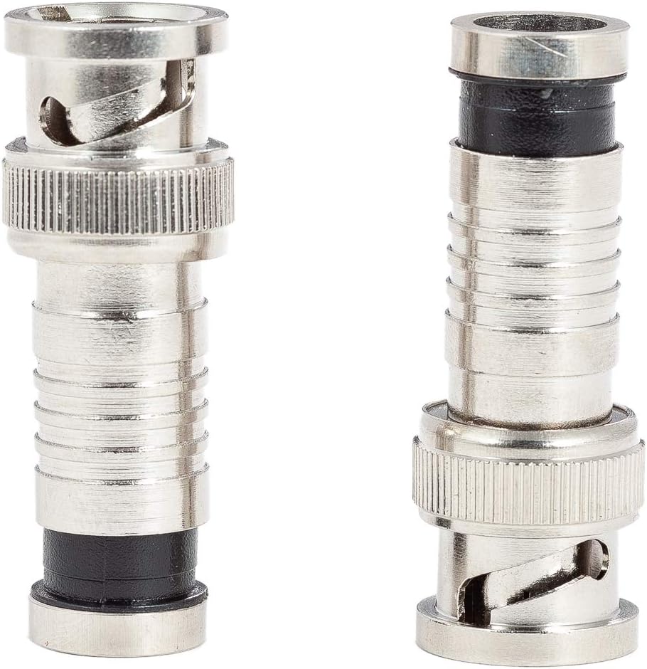 BNC Compression Connector RG6, Ancable 10-Pack BNC Cable Connectors ...